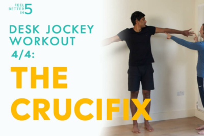 Desk Jockey Workout 4: The Crucifix Stretch / Dr Chatterjee