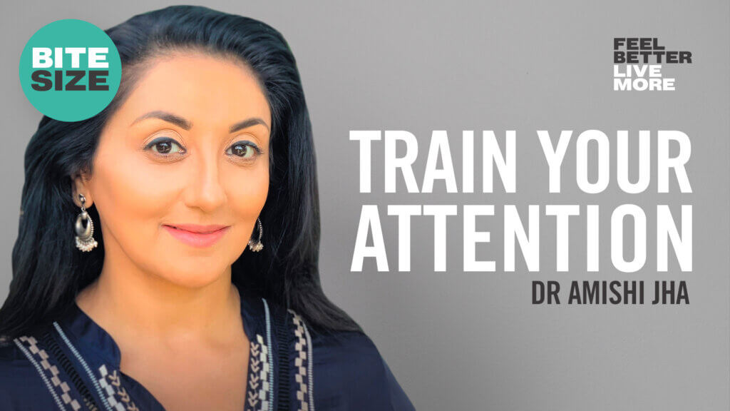 Train Your Attention - Dr Amishi Jha / Feel Better, Live More Podcast