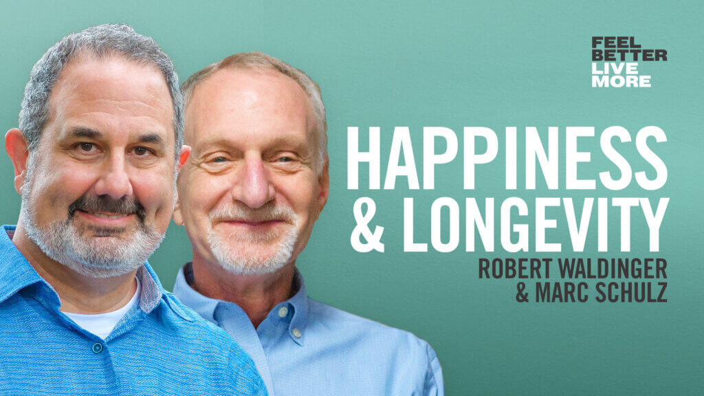 Study of Happiness - Robert Waldinger & Marc Schulz / Feel Better, Live ...